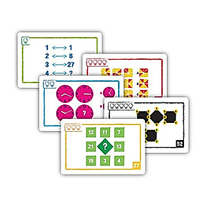 Brain Games Logic Cards Yellow - Math Brain Teaser Card Game for Kids, Teenagers & Adults - Award Winning Family Fun!, 3.5" x 2.4"