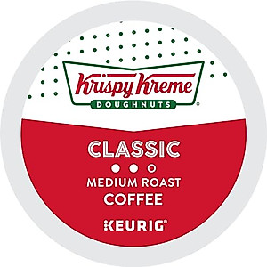 Krispy Kreme Doughnuts Classic, Keurig Single Serve K-Cup Pods, Medium Roast Coffee 48 Count