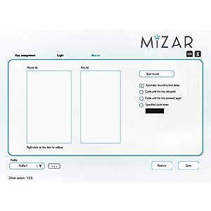 Mizar MZ60 Luna Mechanical Gaming Keyboard | 60% Keyboard 62 Key ANSI US Layout | RGB LED Backlit | Anti Ghosting NKRO | Progammable Macro Keys | Hotswap Gateron Optical Blue Switches | White