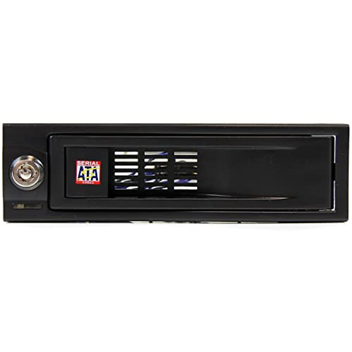 StarTech.com 5.25in Trayless Hot Swap Mobile Rack for 3.5in Hard Drive - Internal SATA Backplane Enclosure - Lockable drive bay , TAA (HSB100SATBK)