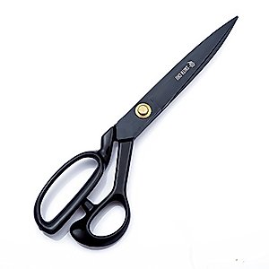 SMITH CHU Sewing Scissors-Heavy Duty Tailor Scissors Shears for Fabric,Leather,Raw Materials,Dressingmaking,Altering-Professional Upholstery Shears for Dressmakers Students Office Crafting (12 inch)