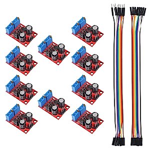 UMLIFE10PCS NE555 Duty Cycle and Frequency Adjustable Module Square Signal Wave Generator Rectangular Module with Breadboard Jumper Wires 20cm 10pin Male to Female Female to Female