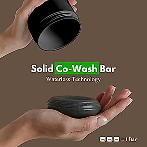 BEAUT'E SEOUL Cowash Cleansing Conditioner Bar Soap - Tea Tree Conditioner Hair Mask with Activated Charcoal Scalp Treatment Dandruff Care, Solid Coconut Cowash Hair Moisturizer