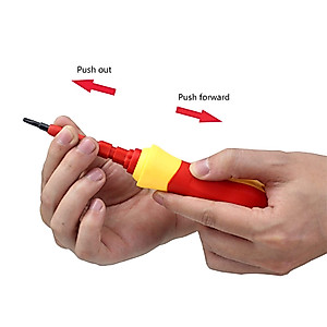 Insulated Interchangeable Set Includes Handle Magnetic Tip 8-Piece Insulated Screwdriver Set Electrician Magnetic 1000v