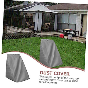 YARNOW Cord Reel Cover Outdoor Hose Portable Hose Outside Cover Bag Cover for Garden Hose Reel Cart Portable Hose Reel Cart Cover Hose Reel Cart Protective Cover Hose Reel Cart Supplies