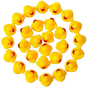 Rubber Ducky Baby Bulk Bath Toy Shower Birthday Party Favors Gift, Set of 50