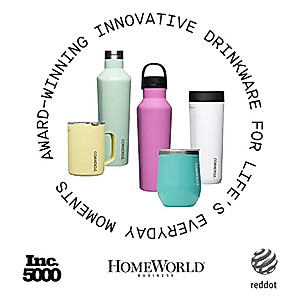 Corkcicle Disney Princess Cinderella Insulated Canteen Travel Water Bottle, Triple Insulated Stainless Steel, Keeps Beverages Cold for 25 Hours or Warm for 12 Hours, 20oz