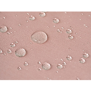 TOSHE Kitchen Apron Waterdrop Resistant Cotton Apron with adjustable Aprons for Women with Pockets 10 Color option Cooking Powder Pink Apron (Powder Pink)