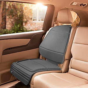 Munchkin® Brica® Elite Seat Guardian™ Car Seat Protector, Baby/Toddler/Child, Dark Grey