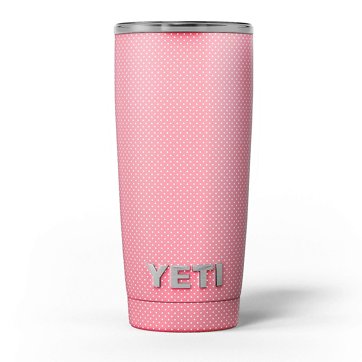 Design Skinz The Pink and White Micro Dot Pattern - Skin Decal Vinyl Wrap Kit Compatible with The Yeti Rambler Cooler Tumbler Cups