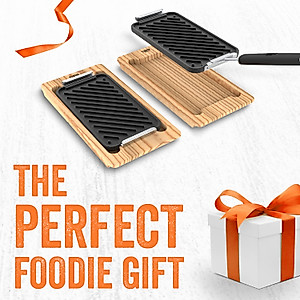 Yukon Glory™ SEAR 'N SERVE Set (BBQ Cast Iron Grill Pan Set)