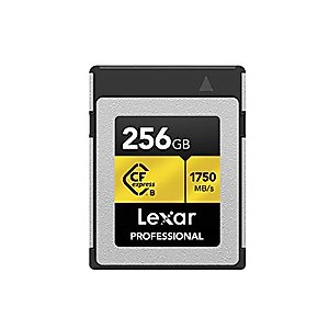 Lexar Professional CFexpress 256GB Type-B Card (LCFX10-256CRBNA)