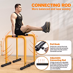 RELIFE REBUILD YOUR LIFE Dip Station Functional Heavy Duty Dip Stands Fitness Workout Dip bar Station Stabilizer Parallette Push Up Stand