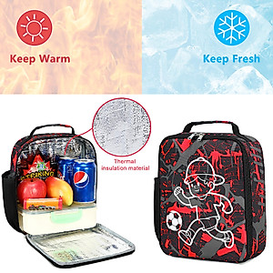 Kids Backpack for School Boys Girls Space Preschool Bookbag with Lunch Box Pencil Case Set Elementary Backpacks Kindergarten School Bags (Astronaut-Navy Blue)