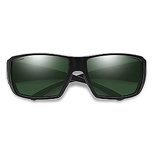Smith Guides Choice Performance Sport Sunglasses, Matte Black/Chromapop Polarized Gray Green, One Size