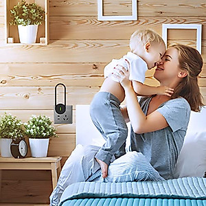 FYY Mini Air Purifier,Personal Portable Negative Ion Generator Air Purifier,Small USB Air Cleaner for Car,Bedroom, Home, Office-Black