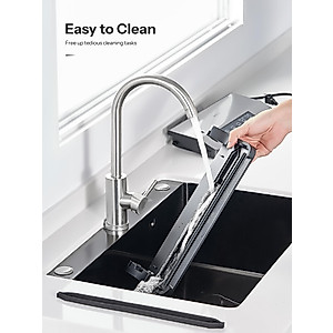 Vacuum Sealer Machine, Reemix Automatic Food Vacuum Sealer with Starter Kit, Air Sealing for Food Storage with 20 Bags, Pulse Function, Moist&Dry Mode and External VAC