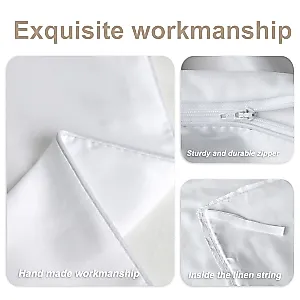 Sleepwish Colorful Dachshund Bedding King Size 3 Pieces Wiener Dog Bed Spread Geometric Black Puppy Duvet Cover