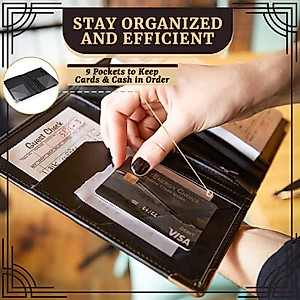 Brinero Professional Server Books for Waitress, Dual Core Deluxe Server Book Organizer for a Sturdy Surface, Metal Corners, Server Book - Waitress Book Organizer - Servers Book for Waitress