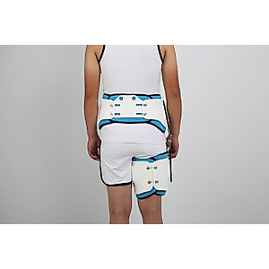 RUNSAN Hip joint fixation brace, hip abduction fixator, used for thigh fracture, hip injury, hip joint soft tissue injury, product size, suitable for men and women