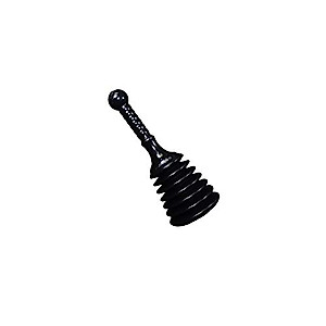 Master Plunger MPS4 Sink & Drain Plunger for Kitchen Sinks, Bathroom Sinks, Showers, and Bathtubs. Small and Strong Design with Large Bellows Commercial & Residential Use, Black