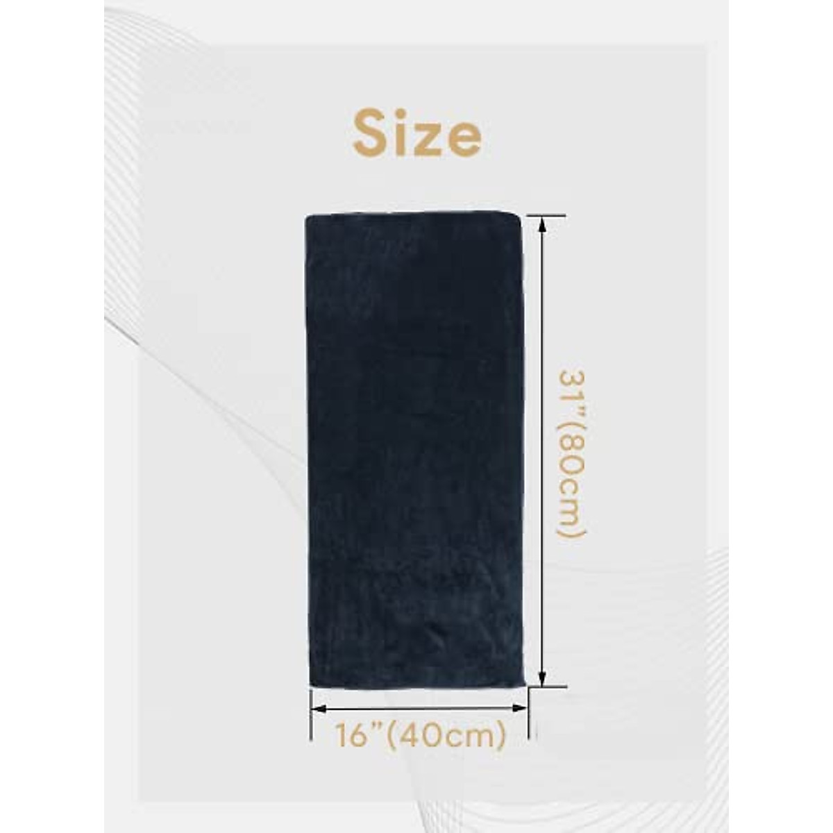 IEDASING'S CHOICE Dog Towel Pet Towel 2 Pack Super Absorbent Quick Drying Microfiber Towel Soft Suitable for Dog Bath Puppy Pet Grooming and Multi-Use, Microfiber Material, 16"x31" Grey