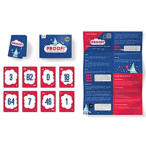 Proof! Math Game - The Fast Paced Game of Mental Math Magic - Teachers’ Choice Award Winning Educational Game, Ages 9+
