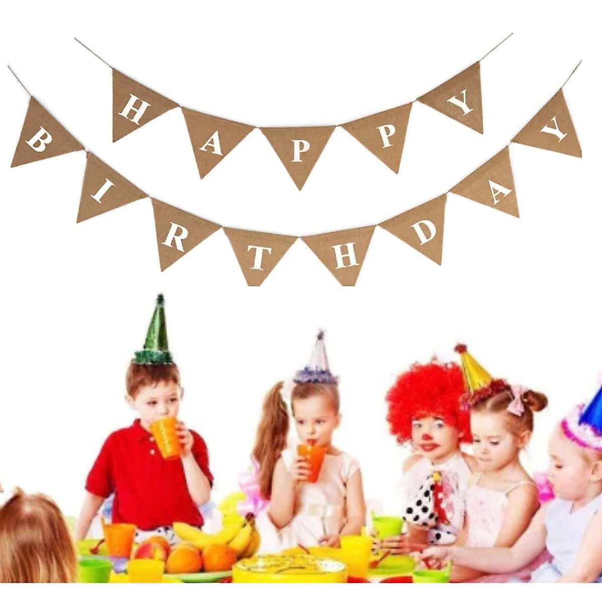 Happy Birthday Banner Burlap happy birthday banner Photo Props Burlap birthday banner Happy Birthday Bunting Birthday Party Decorations Birthday Party Decor Happy Birthday Sign