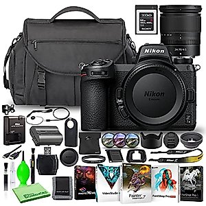 Nikon Z 7II 45.7MP Mirrorless Digital Camera with 24-70mm Lens (1656) USA Model Deluxe Bundle with Sony 64GB XQD Memory Card + Nikon DSLR Camera Bag + Corel Editing Software + Filter Kit