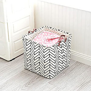 Square Folding Fabric Storage Basket Children Clothes Toy Storage Bucket MX2
