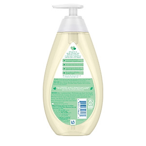Johnson's Skin Nourishing Moisture Baby Body Wash with Aloe Scent & Vitamin E, Hypoallergenic & Tear Free Bath Wash for The Whole Family, Paraben- & Sulfate-Free, 20.3 fl. oz