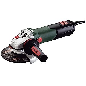 Metabo 6-inch Angle Grinder | 13.5 Amp | 9,600 RPM | Electronics | Lock-on Switch | WE 15-150 Quick,Green