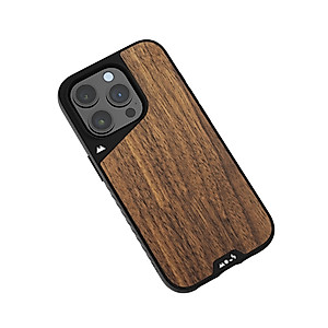 Mous Case for iPhone 15 Pro MagSafe Compatible - Limitless 5.0 - Walnut - Protective iPhone 15 Pro Case - Shockproof Phone Cover