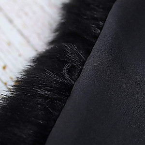 CanB Women's Large 1920 Faux Fur Shawl Bridal Wedding Fur Wraps and Bolero Faux Mink Shrug for Women