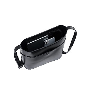 Pixie Mood Mag 10.25 x 11 Vegan Leather Crossbody Bag, Coconut Cream