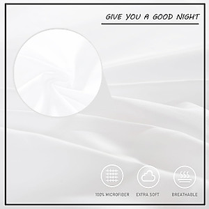 Birch Sheets Full Size, Forest Bed Sheets, Patterned Bedding Sheets & Pillowcases 4 Piece Set - Soft Microfiber Deep Pocket Fitted Sheet & Flat Sheet & 2 Pillow Cases J1-&-61