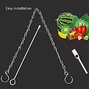 Chicken Vegetable Hanging Feeder Toy for Hens Pet Chicken Veggies Skewer Fruit Holder for Hens Large Bird
