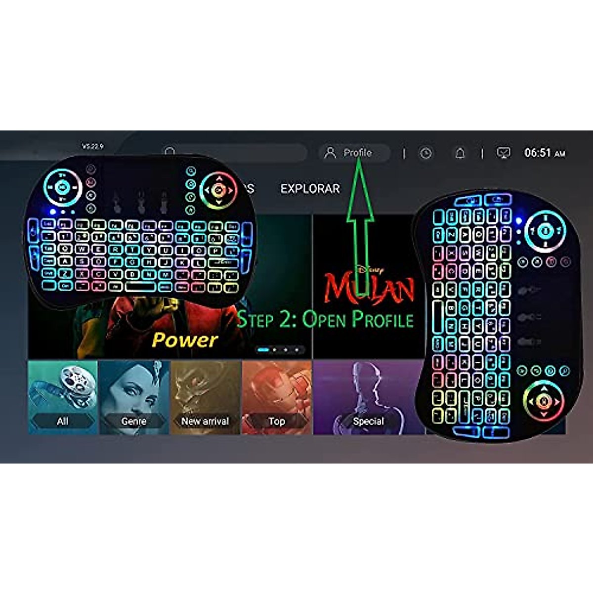 BETTER TV,BETTER LIFE! Brazil IPTV Renew Code for HTV Box 6/7, A1/2/3, HTV 3/5 Mini Keyboard for One Year
