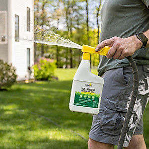 Ready-to-Use Tick + Mosquito Outdoor Yard Spray – Made with Essential Oils, Plant-Derived, Easy Do-It-Yourself Treatment, Safe to Use Around Kids, Pets and Plants – 32 oz