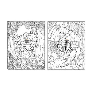 100 Wildlife Scenes: An Adult Coloring Book Featuring 100 Most Beautiful Wildlife Scenes with Animals, Birds and Flowers from Oceans, Jungles, Forests and Savannas