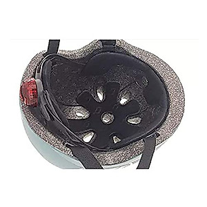 Scoot and Ride - Matte Finish Kid's Helmet with Adjustable Straps (Rose, XXS Small-Small) - Includes LED Safety Light and Soft Fleece Padding for Extra Protection