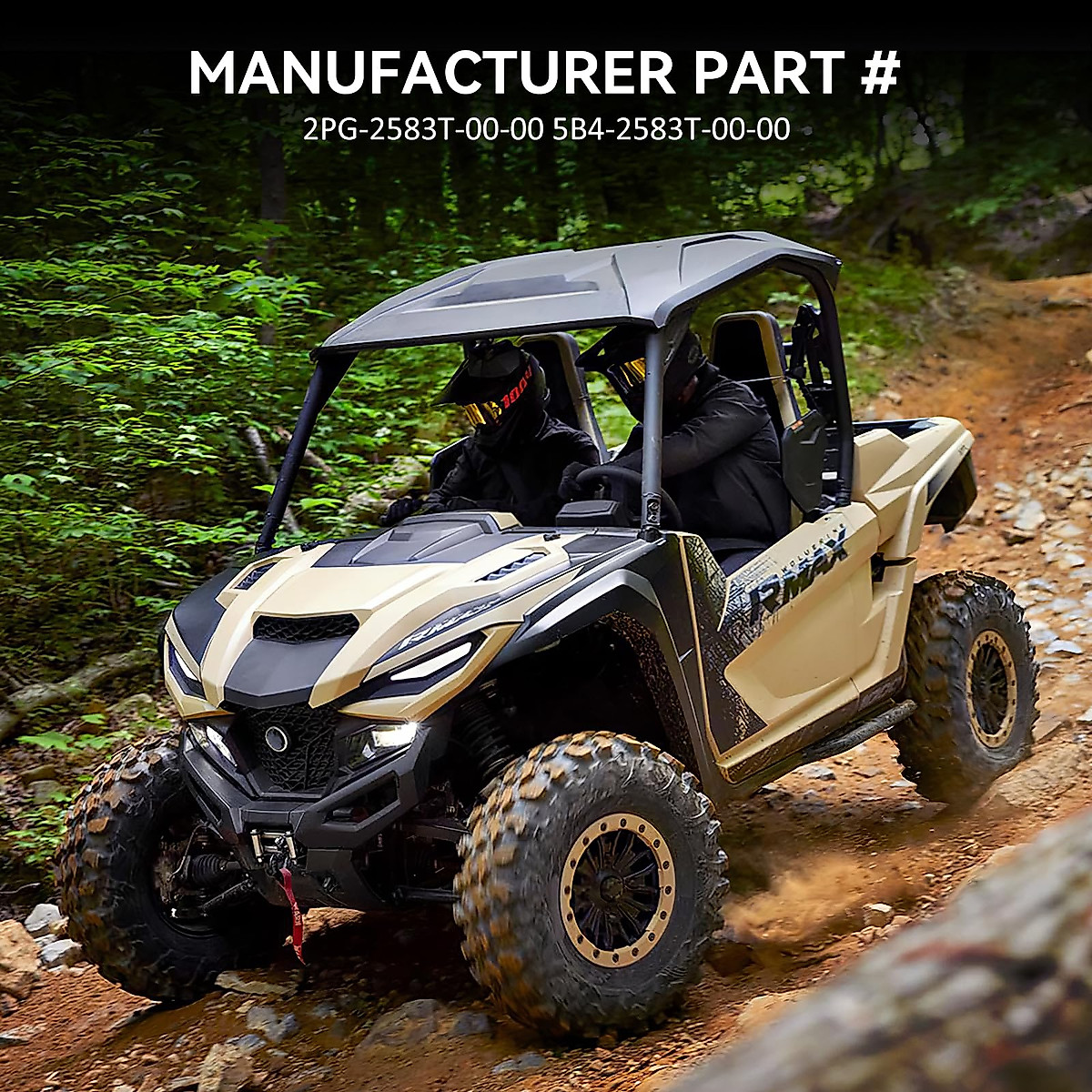 M MATI Brake Master Cylinder for Yamaha Rhino 700 Viking 700 Wolverine 700 850 1000 2006-2023 YXR700/YXM700/YXC700/YXE70/YXE85/YXF85/YXE10/YXF10 2PG-2583T-00-00 5B4-2583T-00-00