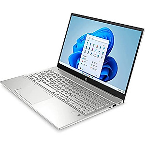 HP Pavilion 15.6" Touchscreen Full HD Laptop - AMD Ryzen 7 5825U - 1920 x 1080 - Windows 11 Notebook 15-eh2085cl 16GB RAM 512GB SSD, Natural Silver (Renewed)