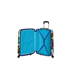 AMERICAN TOURISTER Unisex Adults’ Luggage Suitcase, Multicolored (Marvel Pop Art), M (65 cm-62.5 L)