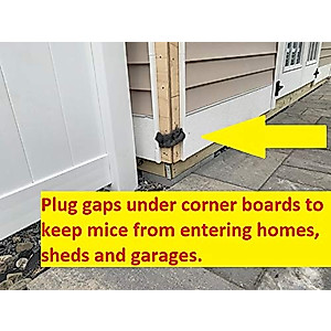 Pestplug - 10 Feet Stainless Steel Wool/Garland DIY Kit/Gap Blocker to Keep MIce & Rodents Out. Does NOT Rust! Fill Fabric, Plug Holes, Siding, Pipes in Homes, Garages, Farm Buildings, RV's