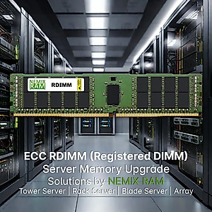 512GB 8x64GB DDR4-3200 PC4-25600 2Rx4 RDIMM ECC Registered Memory by NEMIX RAM