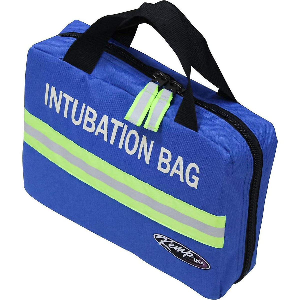 Kemp USA 14" Royal Blue, Black, and Green Outdoor Intubation Bag