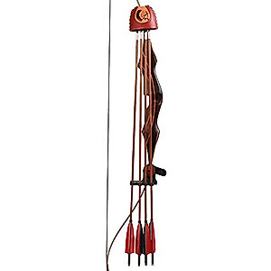 "N/A" 4/6 Spot Arrow Quiver Archery Leather Slide-On Quiver Holder Quiver Detach Lock Bow Quiver Quick Release Arrow Holder Mounting for Recurve Bow Hunting Shooting Practice (S-4 Arrows)