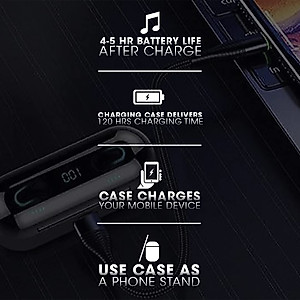 LUXEPODS Bluetooth Earbuds, Ear Buds Wireless Bluetooth 5.0, Earphones, Wireless Earpods Noise Cancelling, Bluetooth Earphones, Wireless Ear Buds, Bluetooth Earbuds Noise Cancelling, True Wireless