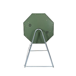 Jora Composter JK 270 - Outdoor Dual Chamber Compost Tumbler - 70 Gallon - Galvanized Steel Construction